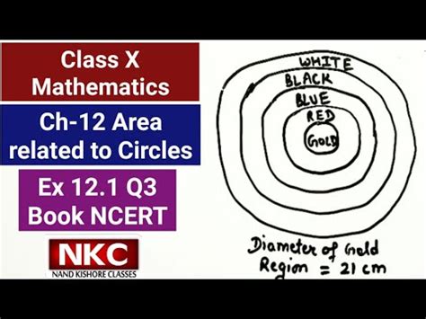 Area Of Concentric Circles Class 10 Maths Ex 12 1 Q3 Ch12 Area