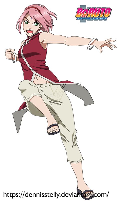 Sakura Uchiha Attack Boruto Next Generation By Dennisstelly On Deviantart