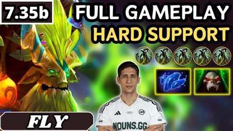 7 35b Fly TREANT PROTECTOR Hard Support Gameplay Dota 2 Full Match