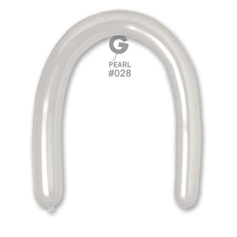 360G Gemar Latex Balloons Bag Of 50 Metallic Modelling Twisting Pearl
