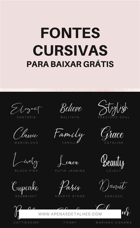 Tipos De Letras Cursivas