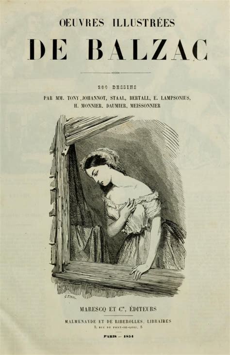 Oeuvres illustrées de Balzac 200 dessins par MM Tony Johannot Staal