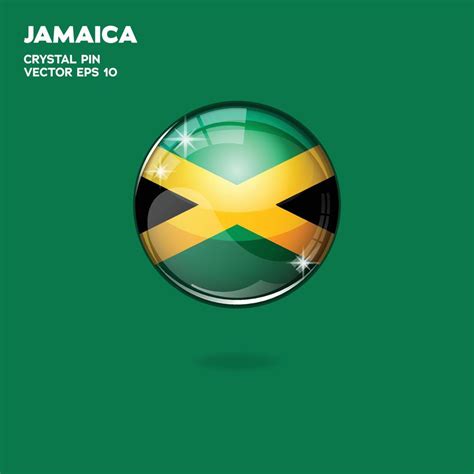 Jamaica Flag 3D Buttons 10752306 Vector Art At Vecteezy