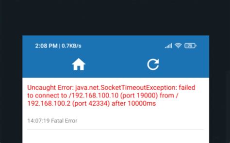 react native expo network response timeout port issue stack overflow