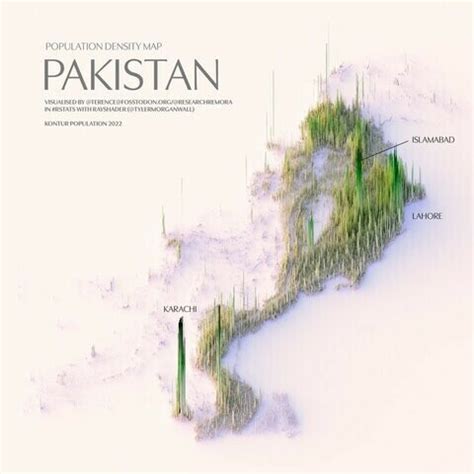 A Brilliant Pakistan Population Density Map Life Style Aaj English Tv