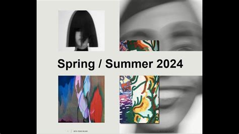 Fashion Trendbooks Spring Summer 2024 A Video Presentation YouTube