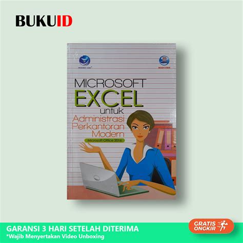 Jual Buku Microsoft Excel Untuk Administrasi Perkantoran Modern