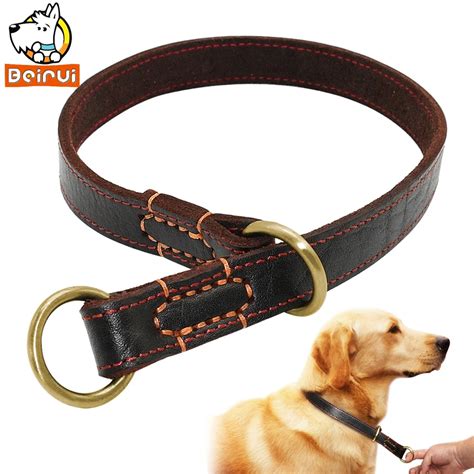 Durable Slip Echt Leder Hundehalsb Nder Medium Large Hunde Choke