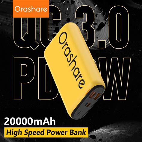 Orashare O Pro Mah Powerbank W Qc Super Fast Charging
