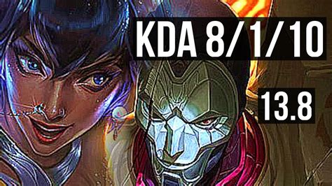 NILAH Thresh Vs JHIN Rakan ADC 8 1 10 300 Games Dominating