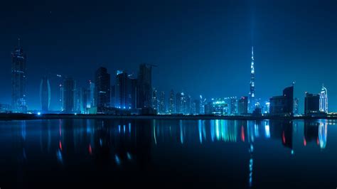 Fondos De Pantalla Ciudad Paisaje Urbano Noche Agua Reflexi N