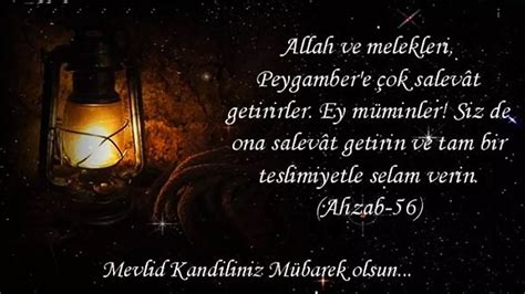 KUTLU GECE Mevlid Kandili mesajları resimli sözleri Mevlid Kandili