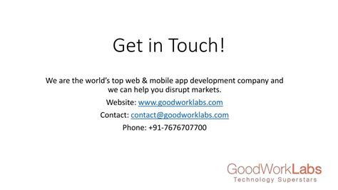 ppt importance of angular js in mobile app development goodworklabs powerpoint presentation