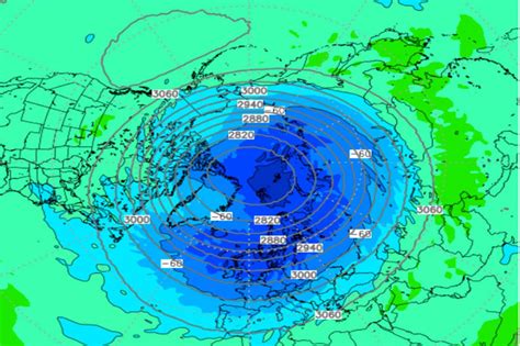Meteo Stratosfera Ulteriore Intensificazione Del Forte Vortice Polare