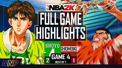 SHOHOKU Vs SHOYO Semis GM 4 Best Of 7 2023 Slam Dunk Anime NBA2K