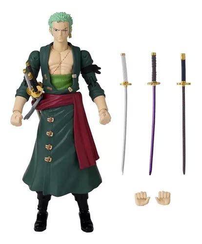 Boneco Roronoa Zoro One Piece Bandai F0067 3 Fun Frete grátis