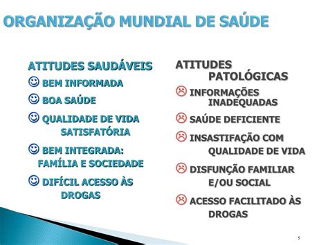 PPT PREVENÇÃO DO USO ABUSO E DEPENDÊNCIA DE DROGAS PowerPoint