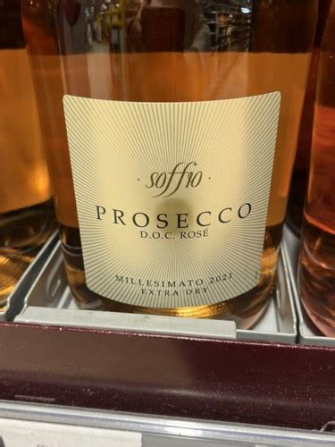 Soffio Prosecco Ros Millesimato Extra Dry Vivino
