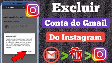 Nova Atualiza O Como Excluir A Conta Do Gmail Do Instagram Eu