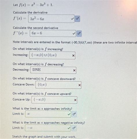 Solved Let F X X33x2 1 Calculate The Derivative F X Chegg