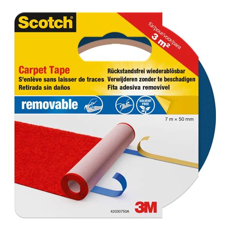Ruban Adh Sif Double Face Moquette Enlevable Scotch M X Mm Leroy