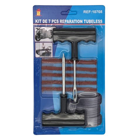 Kit de réparation de crevaisons pour pneu de voiture et moto Leroy Merlin