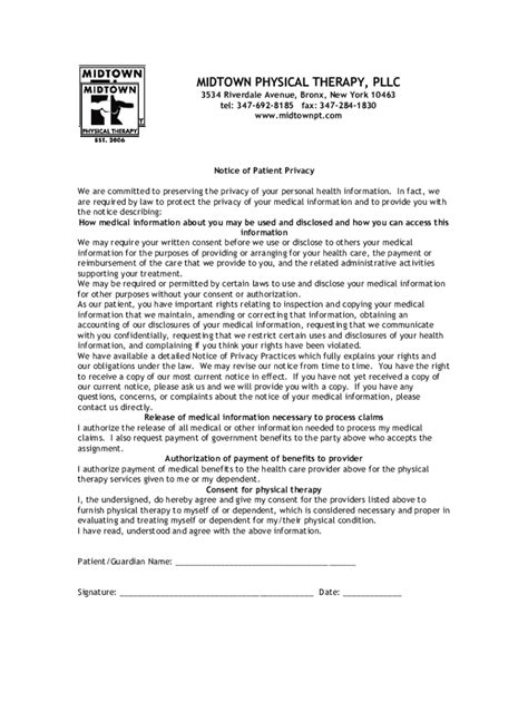 Fillable Online Model Notices Of Privacy Practices HHS GovHIPAA Basics