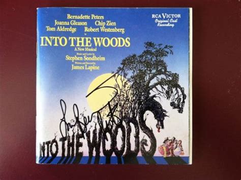 Bernadette Peters Brand New Signed CD From Into The Woods Original
