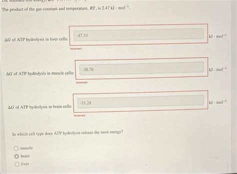 Solved The Concentrations Of ATP ADP And P Differ With Cell Chegg