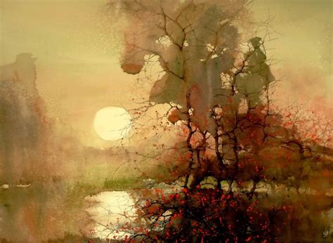 Beautiful Watercolor Landscape Paintings By Zl Feng V Zfest S