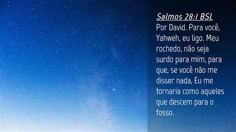 Salmos 28 1 BSL Desktop Wallpaper Por David Para você Yahweh eu