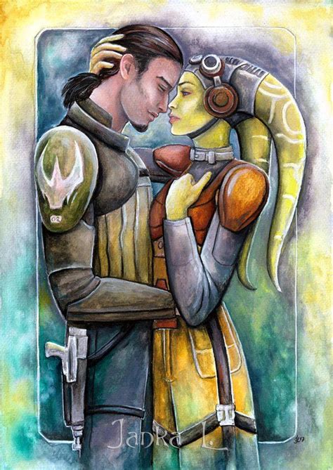 Hera And Kanan By Jankalateckova On Deviantart Star Wars Books Star Wars Artwork Star Wars Art