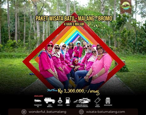 Paket Tour Batu Malang Bromo 4 Hari 3 Malam Tahun 2024 Paket Wisata