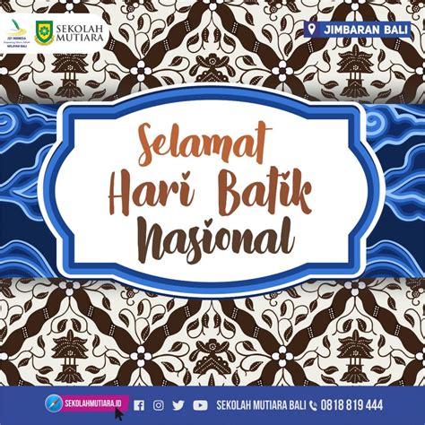 Poster Kebudayaan Batik Koleksi Gambar