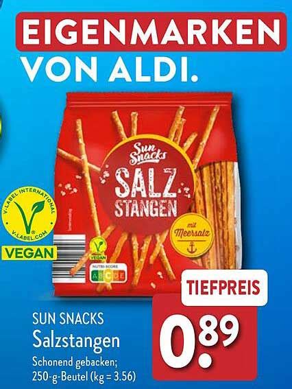 Sun Snacks Salzstangen Angebot Bei Aldi Nord Prospekte De