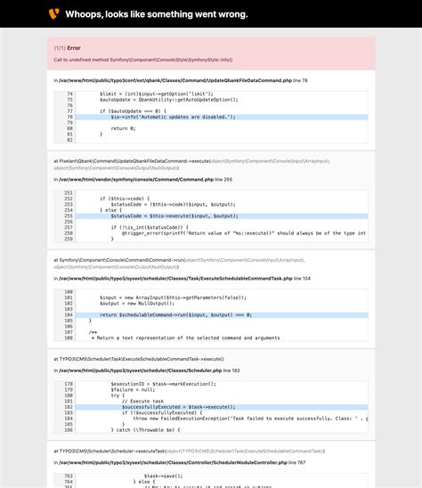 BUG Call To Undefined Method SymfonyStyle Info Issue 17