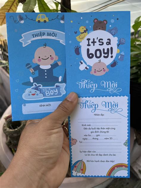 Top với hơn 48 về mẫu thiệp mời sinh nhật cho bé trai hay nhất