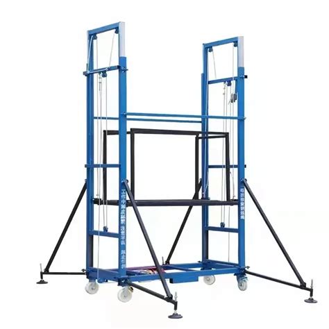 Electric Lifting Scaffold Drive Mobile Scissor Lift Tables Work
