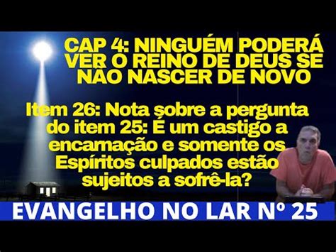 Evangelho no Lar 2012 Novo Evangelho no lar Nº 25 Cap 4 Ninguém