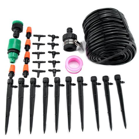M Micro Drip Irrigation Auto Timer Self Plant Watering Garden Diy