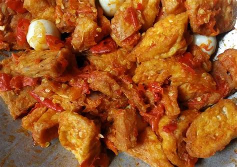 Resep Sambal Goreng Tahu Tempe Telur Puyuh Ala Anak Kosan Oleh Sheila
