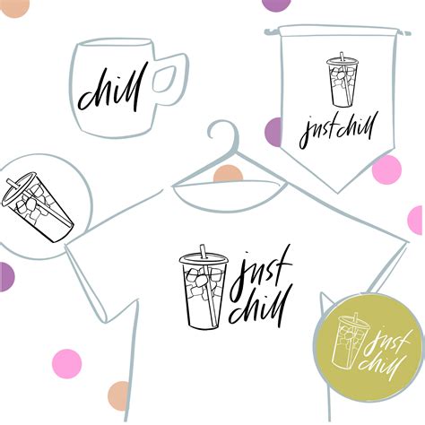 Iced Coffee SVG Ice Latte SVG Just Chill Svg Iced Mocha SVG Ice Svg To