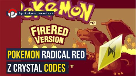 Pokemon Radical Red Cheats Unlimited Z Crystals Codes Youtube