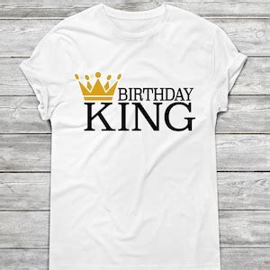 Birthday King SVG Cut File Cricut Silhouette Digital File Birthday