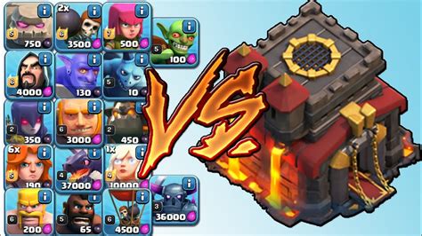 Alle Truppen Vs Rathaus Clash Of Clans Let S Play Coc