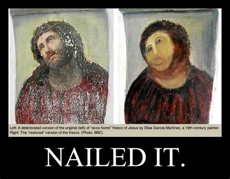 Botched Restoration From Behold The Man To Behold The Monkey
