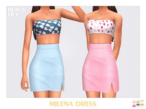 The Sims Resource Milena Dress