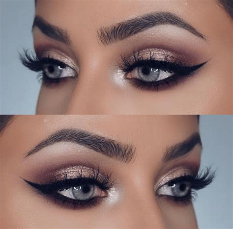 Pin By Pintersts M On Stunning Eyes And Lips Nude Eye Makeup Blue
