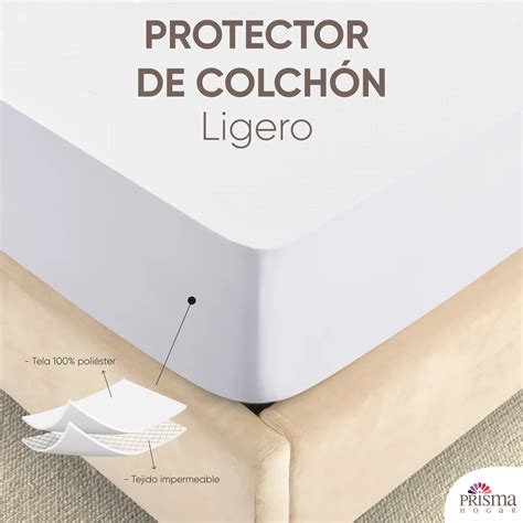 Protector de Colchón Ligero Impermeable Prisma Hogar