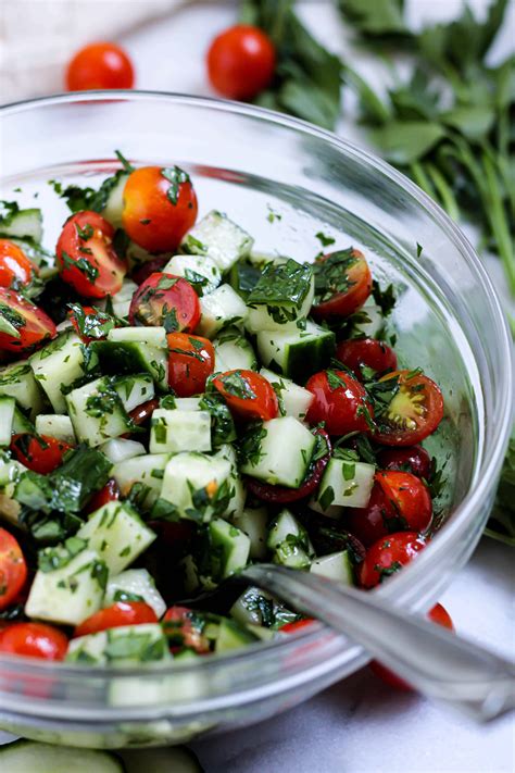 Mediterranean Cucumber Tomato Salad Recipes